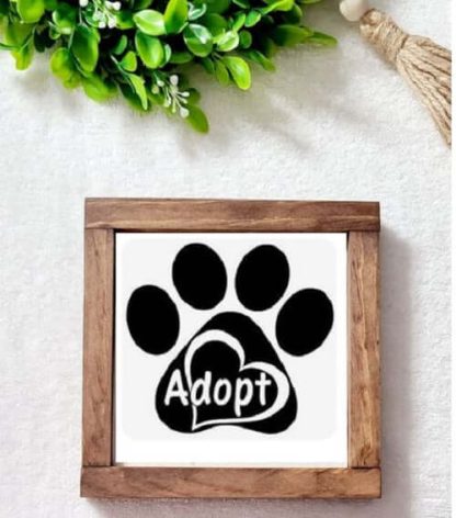 Farmhouse Signs - Adopt - Rustic Grain Woodworks: Quality Handmade ...